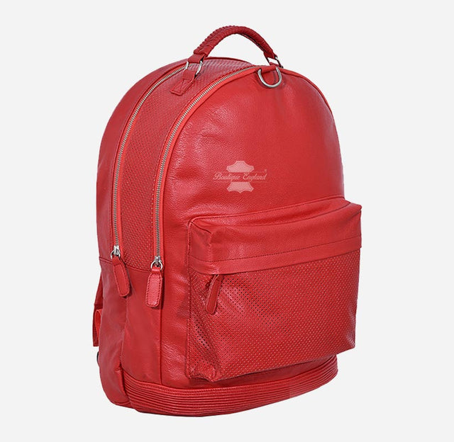 Men's Leather Backpack Classic Leather Laptop Bag Backpack – Boutique ...