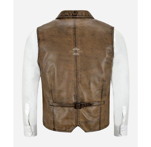 ANDY LEATHER WAISTCOAT FOR MEN'S – Boutique England