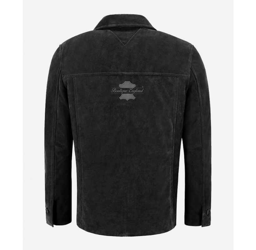 BRANT Men Box Leather Jacket Classic Fashion Suede Leather Blazer ...