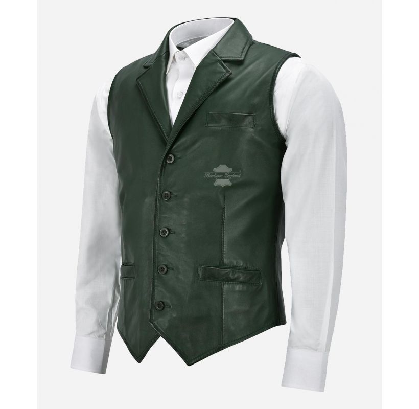 ANDY LEATHER WAISTCOAT FOR MEN'S – Boutique England