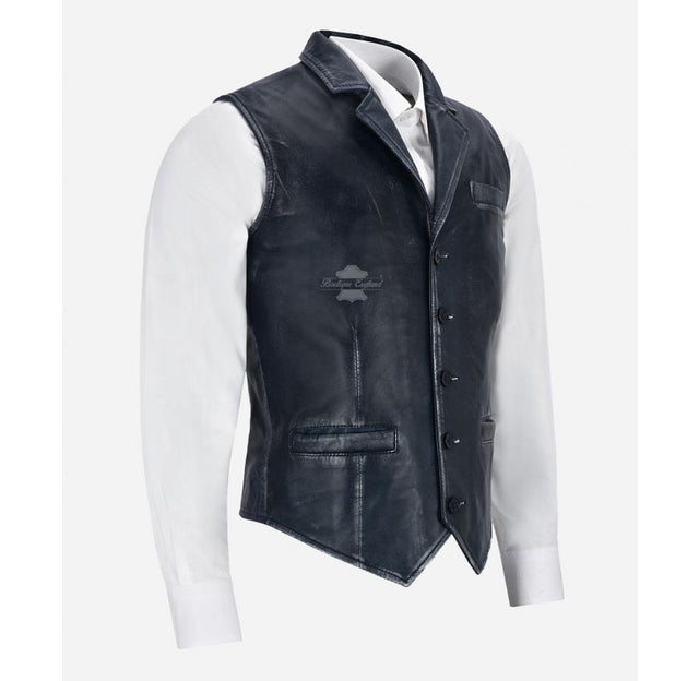 ANDY LEATHER WAISTCOAT FOR MEN'S – Boutique England