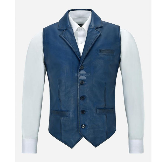 ANDY LEATHER WAISTCOAT FOR MEN'S – Boutique England