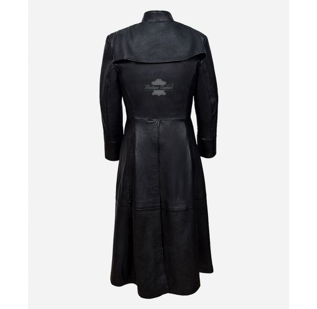 MATRIX Movie Full length Leather Coat Keanu Reeves NEO Leather Coat ...